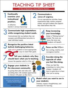 10 Tips on Becoming a More Effective Teacher - Brookes Blog