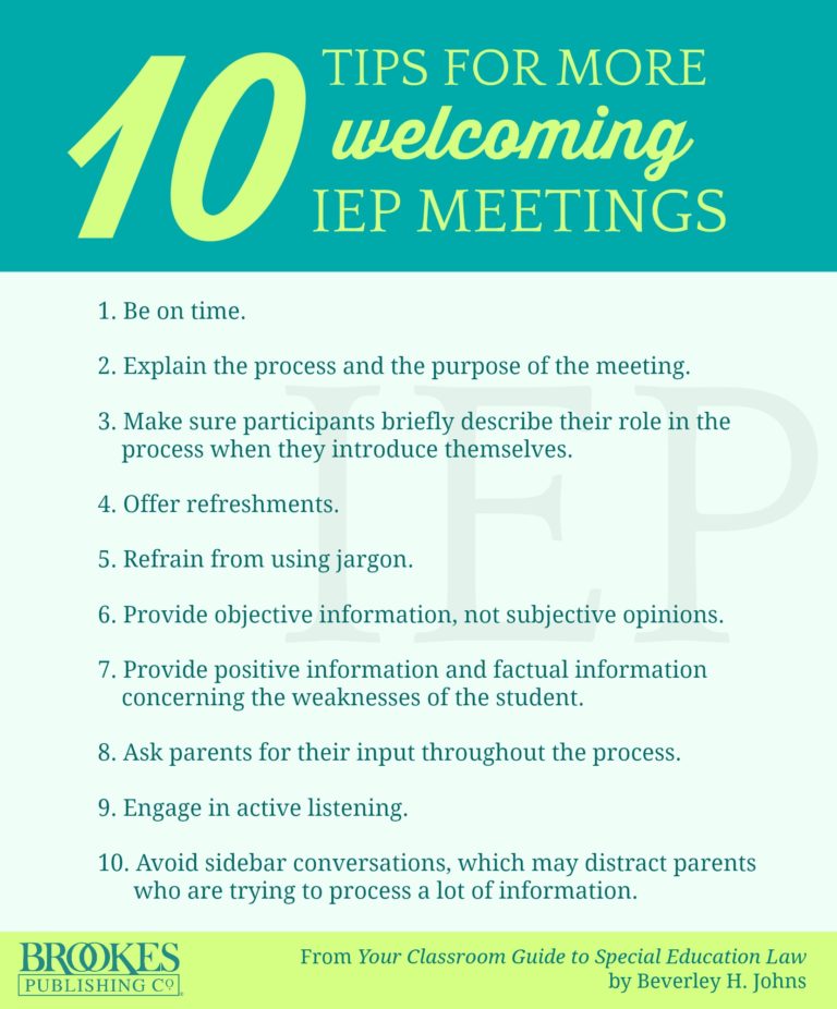 10 IEP Tip Sheets to Pin, Tweet, and Share - Brookes Blog