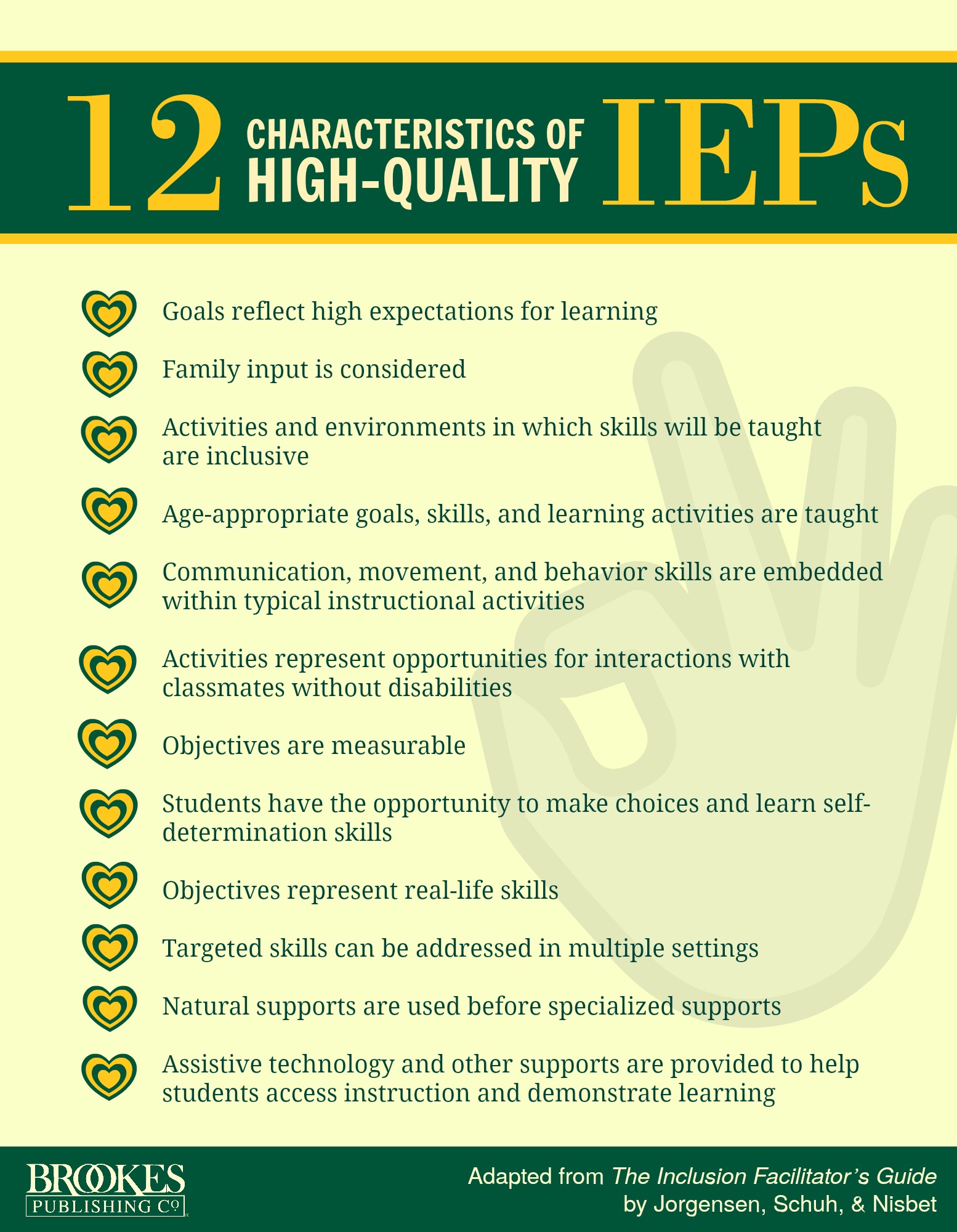 10 IEP Tip Sheets to Pin, Tweet, and Share - Brookes Blog