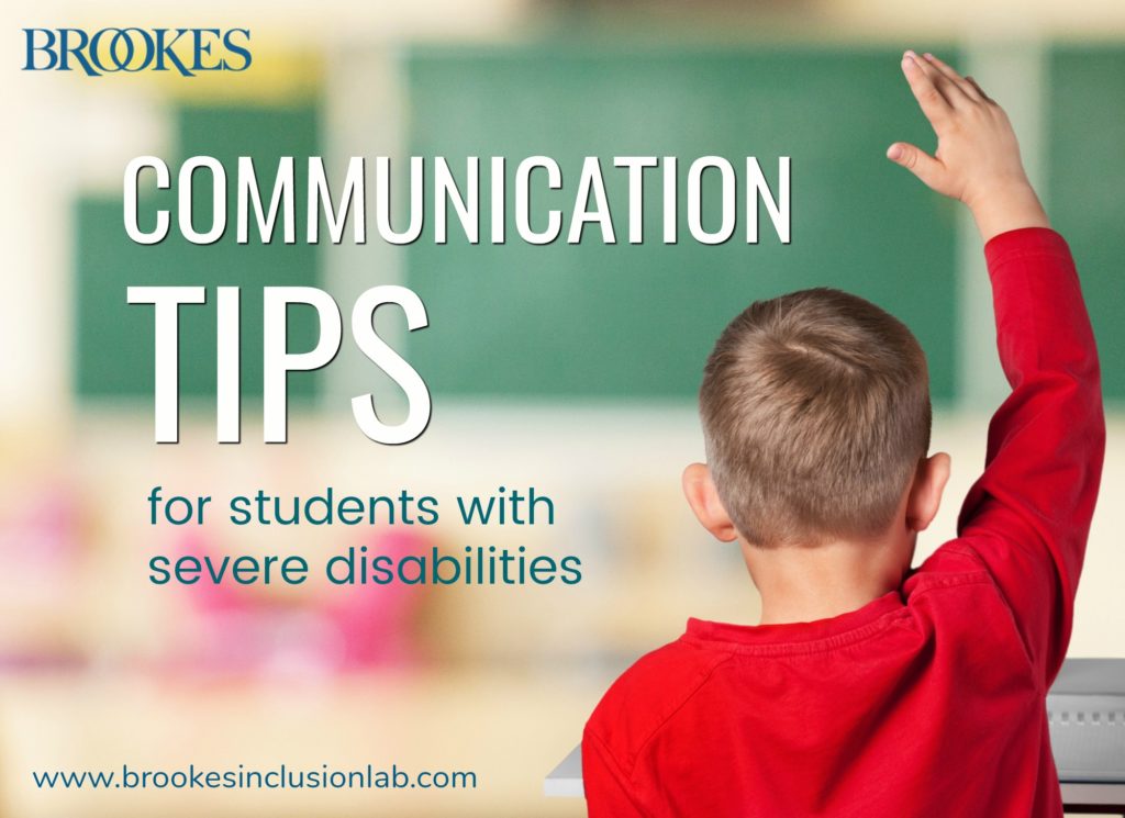Beyond Yes and No: Tips on Helping Students with Severe Disabilities ...